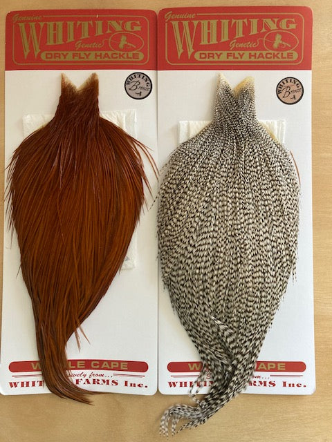Whiting Fly Tying Hackle – Whitetail Fly Tieing Supplies
